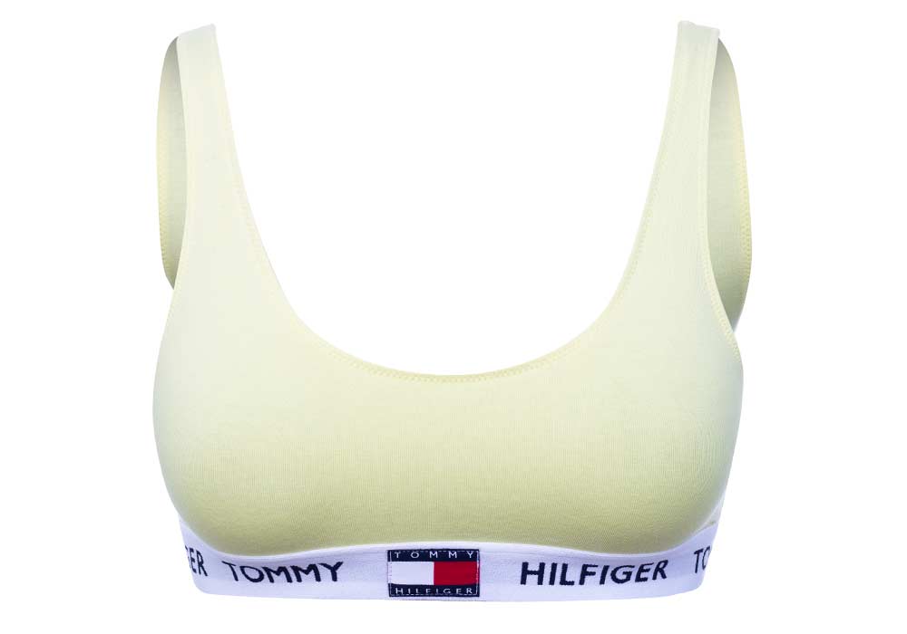 TOMMY HILFIGER DAMSKI STANIK BIUSTONOSZ BRALETTE YELLOW UW0UW02225 ZA6