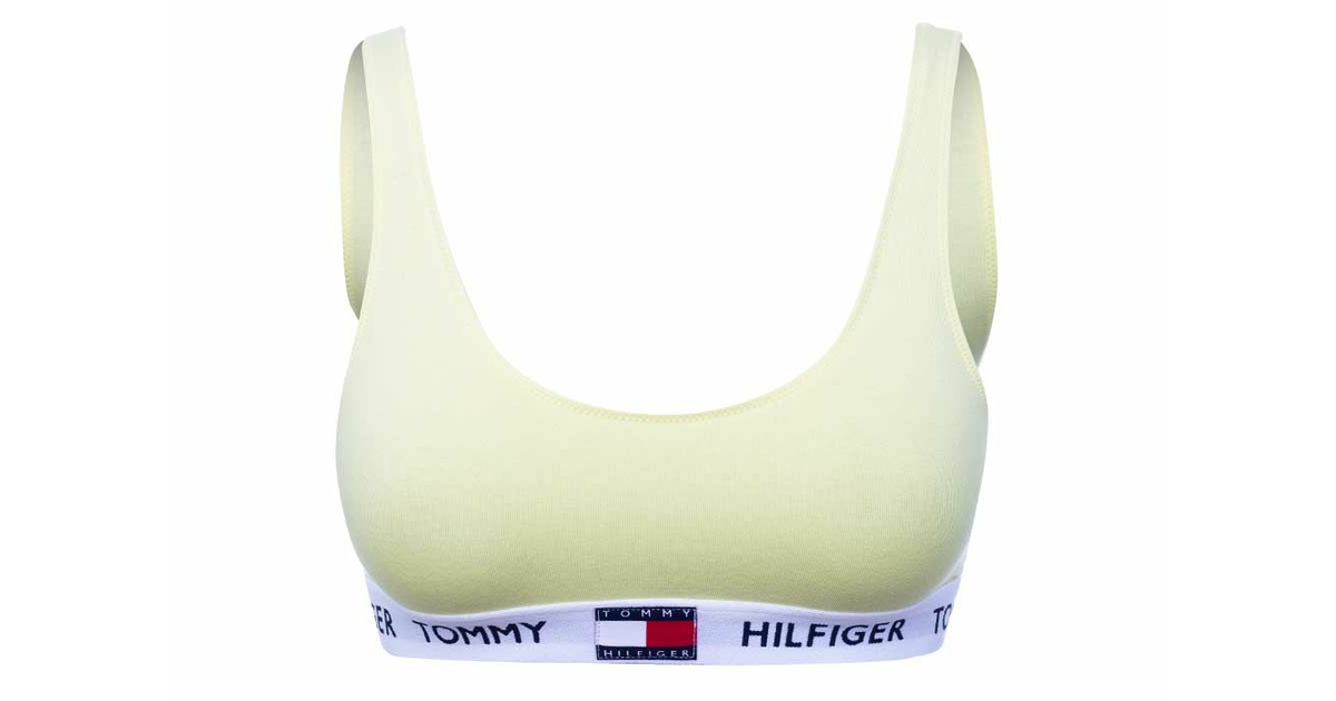 TOMMY HILFIGER DAMSKI STANIK BIUSTONOSZ BRALETTE YELLOW UW0UW02225 ZA6