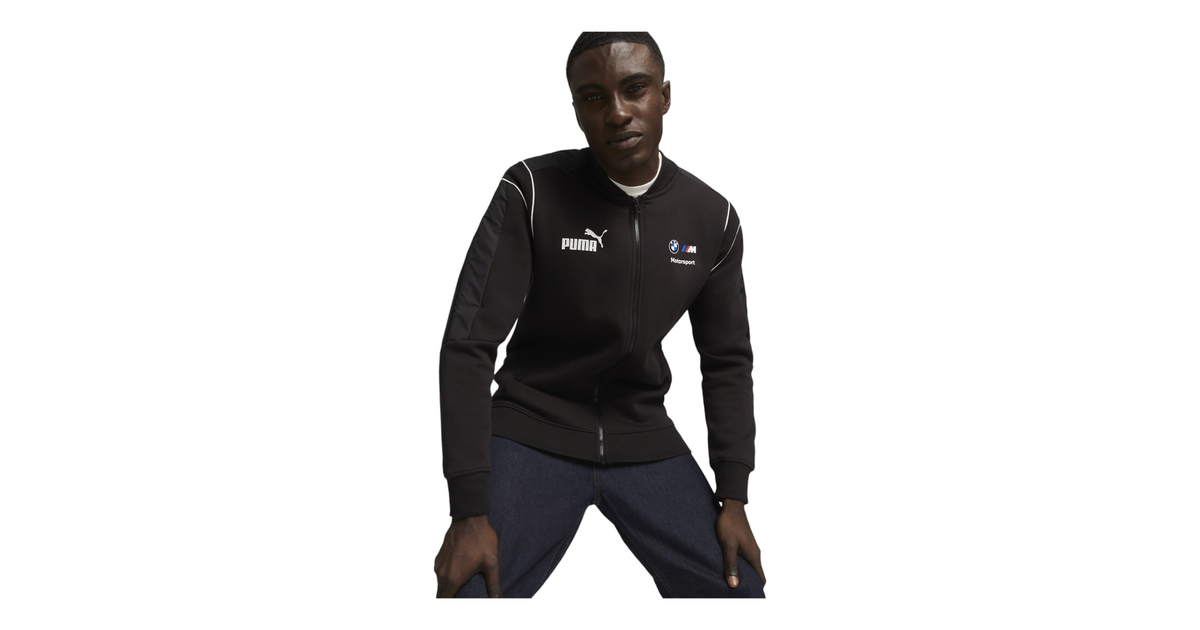 PUMA BLUZA MĘSKA BMW MMS MT7 SWEAT JACKET CZARNA 621213 01
