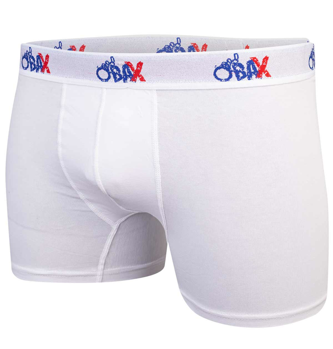 OBAX BOKSERKI MĘSKIE MAJTKI UNDERWEAR 3P GRAFITOWE/CZARNE/BIAŁE ART. 2027