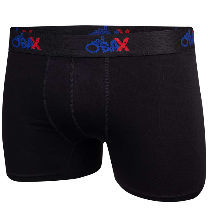 OBAX BOKSERKI MĘSKIE MAJTKI UNDERWEAR 3P GRAFITOWE/CZARNE/BIAŁE ART. 2027