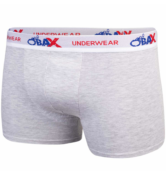 OBAX BOKSERKI MĘSKIE MAJTKI UNDERWEAR 3P GRANATOWE/CZARNE/SZARE ART. 2032