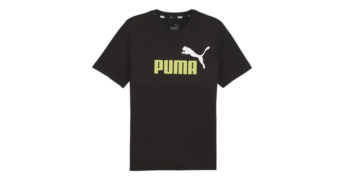 PUMA KOSZULKA MĘSKA T-SHIRT ESS+ 2 COL LOGO TEE CZARNA 586759 59