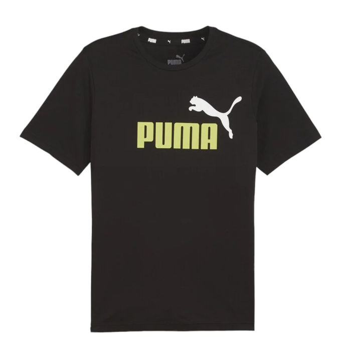 PUMA KOSZULKA MĘSKA T-SHIRT ESS+ 2 COL LOGO TEE CZARNA 586759 59
